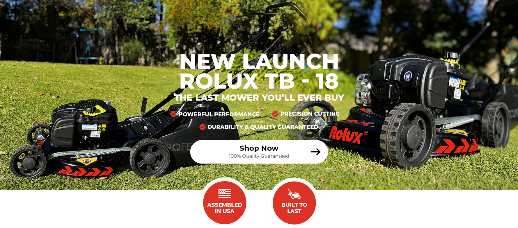 Rolux Reel Mowers